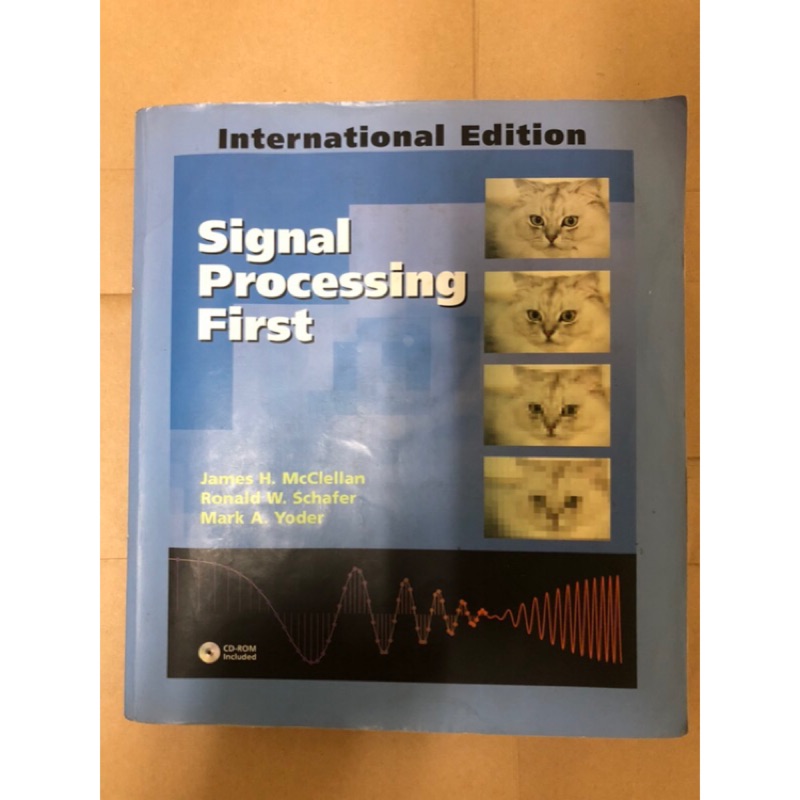 [二手書] Signal Processing First International Edition 附光碟片 | 蝦皮購物