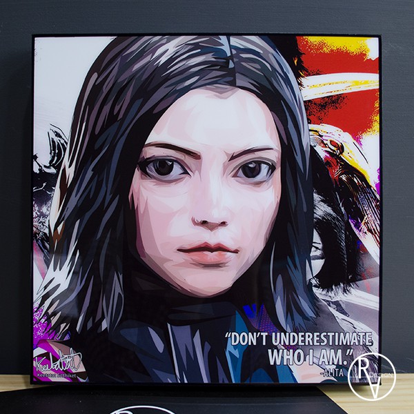 RAdesign 美式高品質掛畫 居家 餐廳 民宿擺設【戰鬥天使 艾莉塔 】MV004 | 蝦皮購物