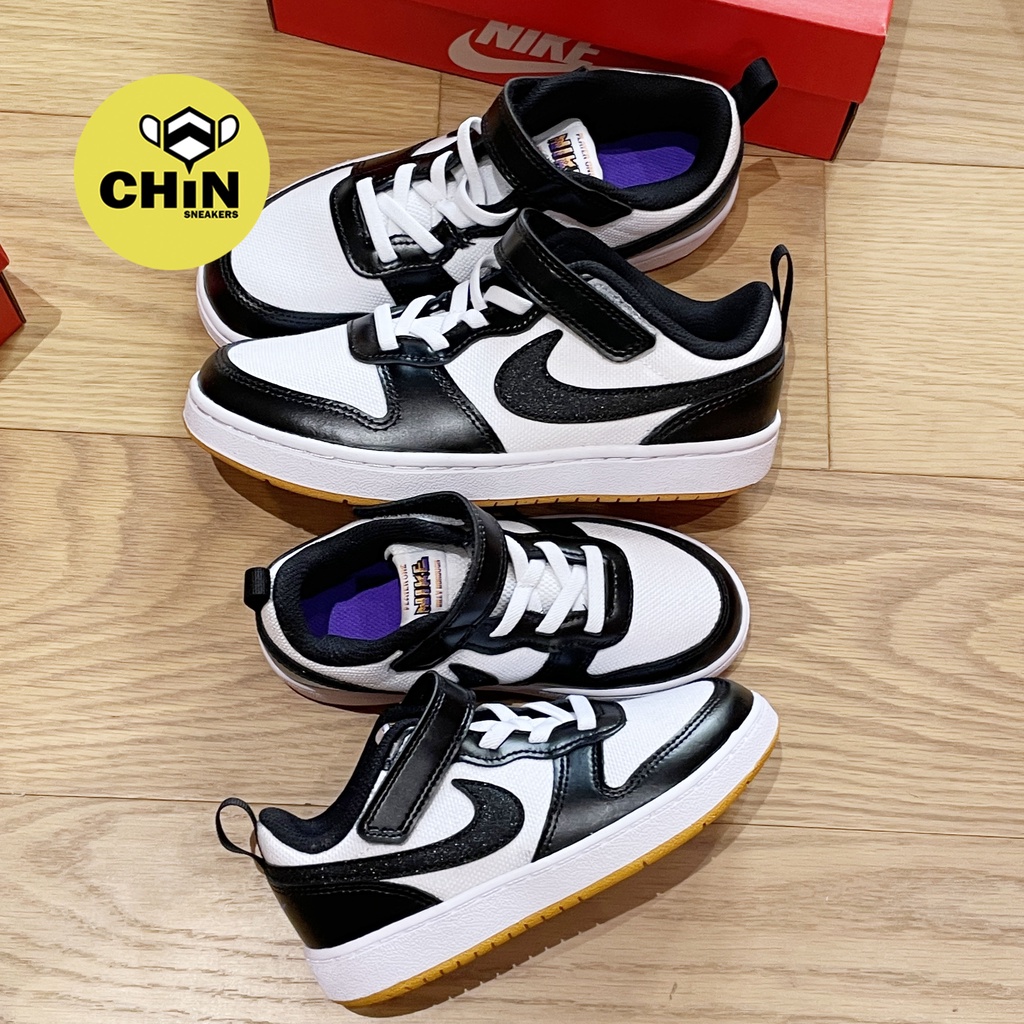☆CHIN代購☆ NIKE COURT BOROUGH LOW 2 黑白 DN1229-100 DN1230 童鞋 | 蝦皮購物