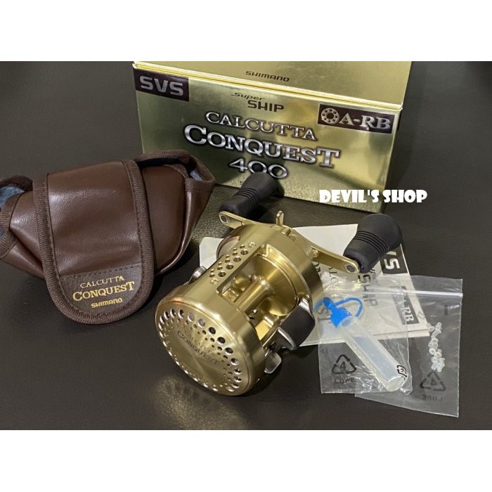 Shimano calcutta conquest 400 金康 雙軸捲線器 魚虎 打呆 適用 | 蝦皮購物