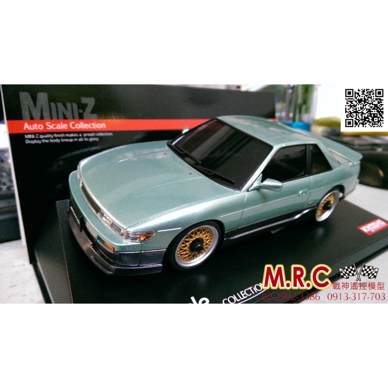 MRC戰神遙控 (現貨) KYOSHO MINI-Z AWD車殼 SILVIA S13 金屬綠色 (MZP431GT) | 蝦皮購物