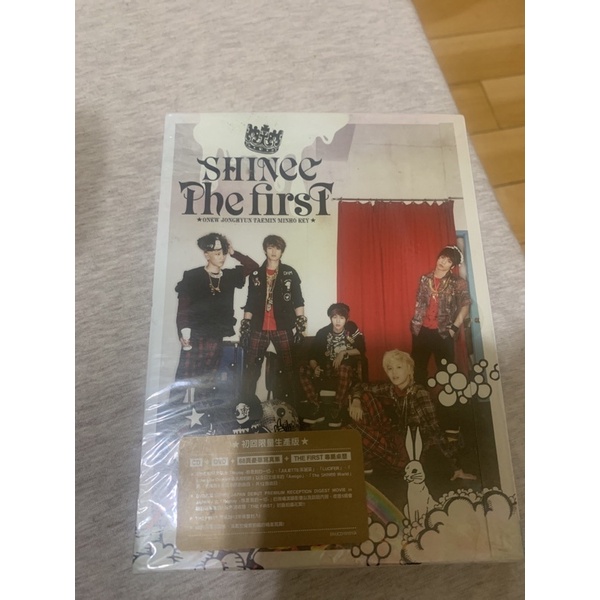全新未拆SHINee The First絕版台壓初回限量生產CD+DVD/寫真集/桌曆 | 蝦皮購物