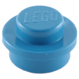 [樂磚庫] LEGO 6141 平板 圓型 藍色 1x1 614123 | 蝦皮購物