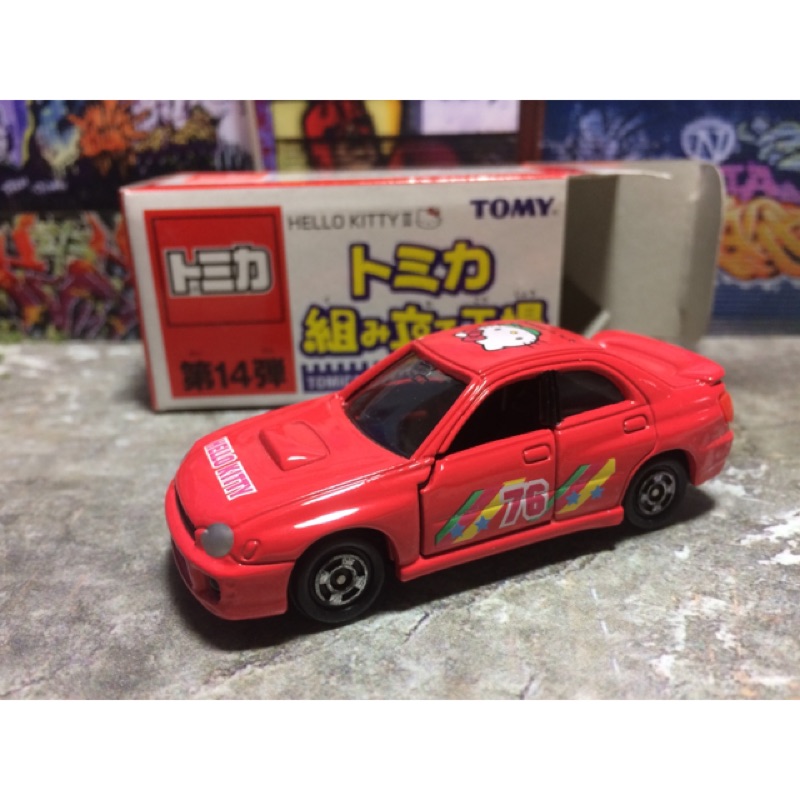 Tomica subaru hello kitty 組立 | 蝦皮購物
