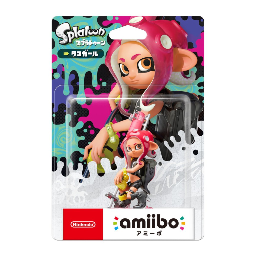 任天堂 AMIIBO NFC SWITCH NS 漆彈大作戰 斯普拉遁 章魚女孩 SPLATOON【台中恐龍電玩】 | 蝦皮購物