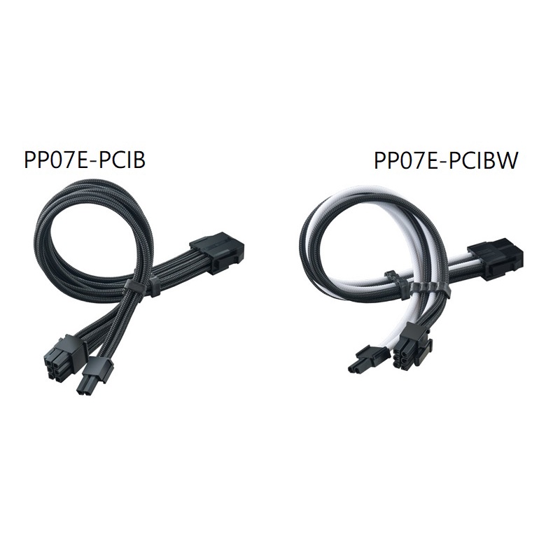 米特3C數位–SilverStone 銀欣 PP07-E /1xPCIe 8pin(6+2) 標準延長電源線材/黑/黑白 | 蝦皮購物