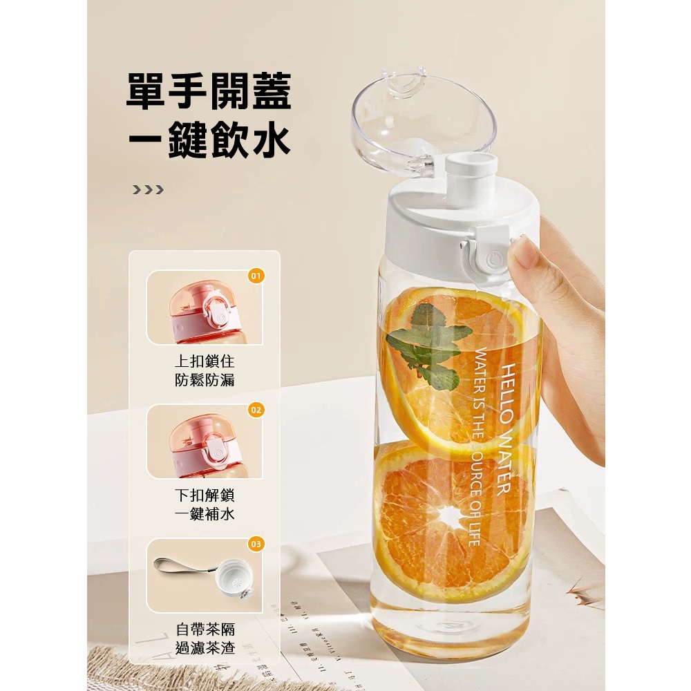 【熱銷現貨】780ML 彈蓋式水壺 運動水壺 透明 運動水壺 透明水壺 大容量水壺 健身水壺 兒童水壺 小水壺 露營水壺 | 蝦皮購物