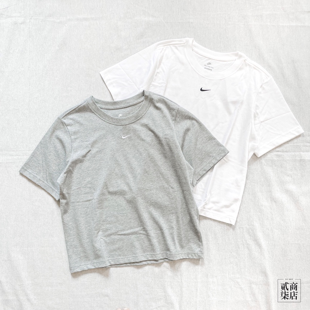貳柒商店) Nike Essntl Tee 女款 素面 小Logo 短袖 DD1238-100 DD1238-063 | 蝦皮購物