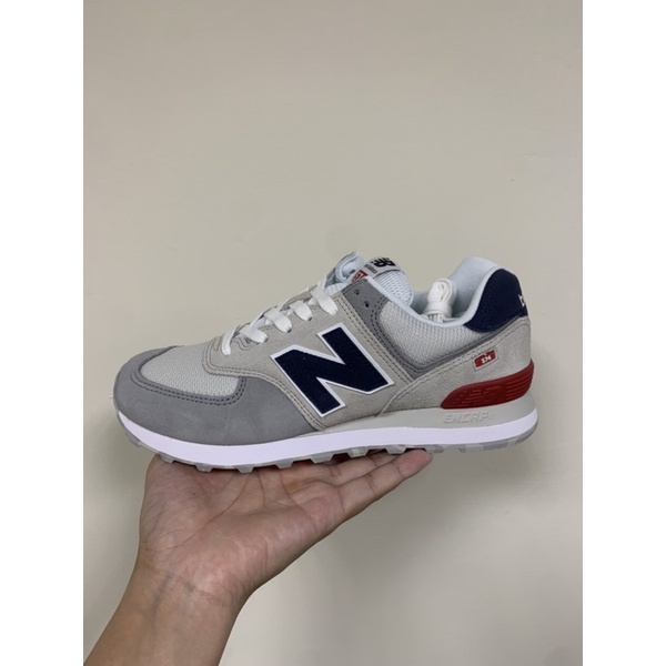 補貨 NEW BALANCE NB 574 灰 藍 紅 麂皮 復古 男女 和平鴿 ML574UJD | 蝦皮購物