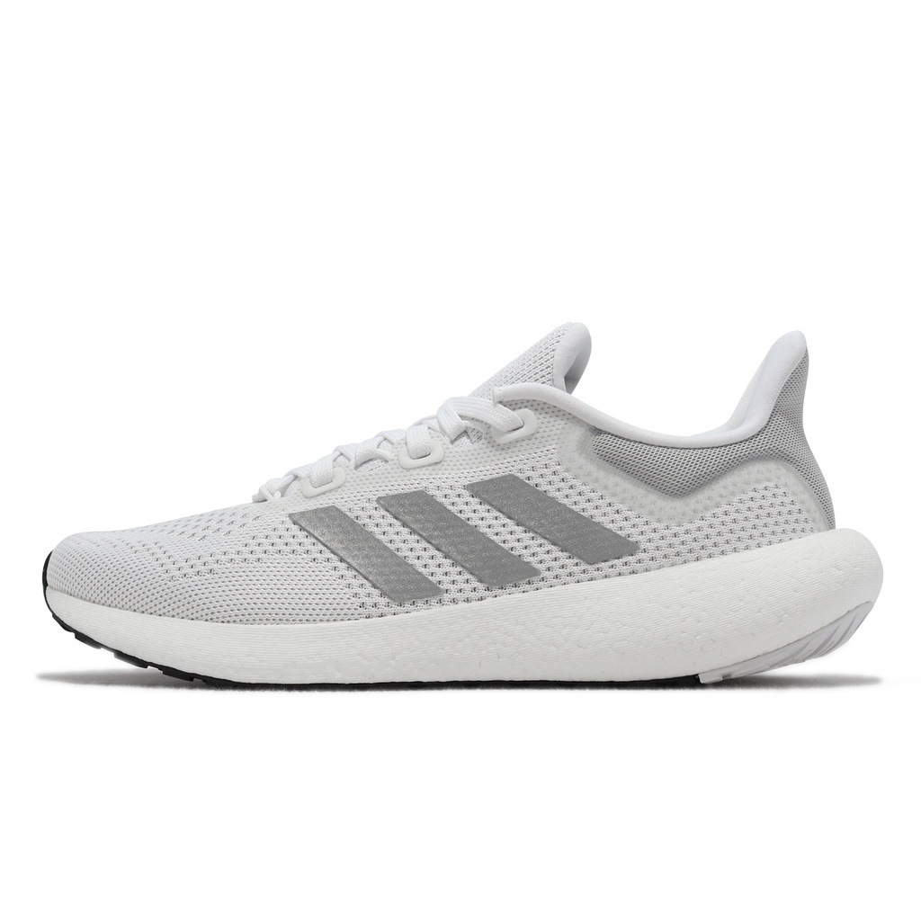 adidas 慢跑鞋 Pureboost Jet 白 銀 避震 Boost 愛迪達 女鞋 【ACS】 GW0906 | 蝦皮購物