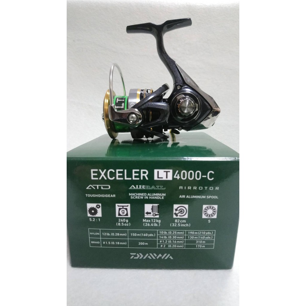 🔥【台南平昇釣具】🔥DAIWA 17年款 EXCELER LT 1000-6000型 輕量型紡車捲線器 全系列 | 蝦皮購物