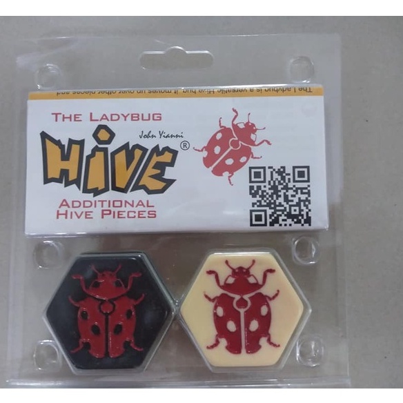 [正版桌遊] Hive: The Ladybug 昆蟲棋 / 蜂蜂蟲房 - 小瓢蟲擴充 | 蝦皮購物