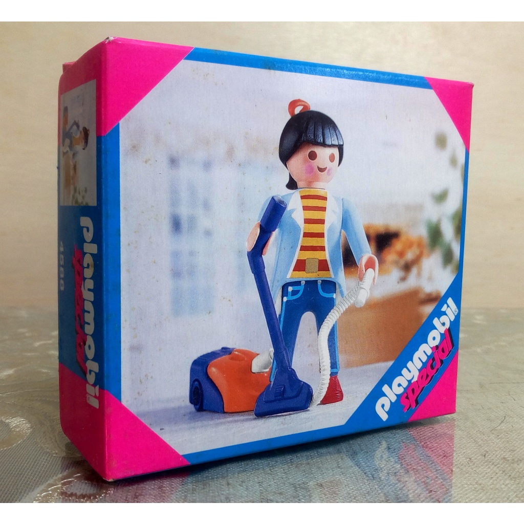 【摩比小棧】德國 PLAYMOBIL #4588 吸塵器女孩 SPECIAL系列【摩比老件,盒裝未拆如新】 | 蝦皮購物