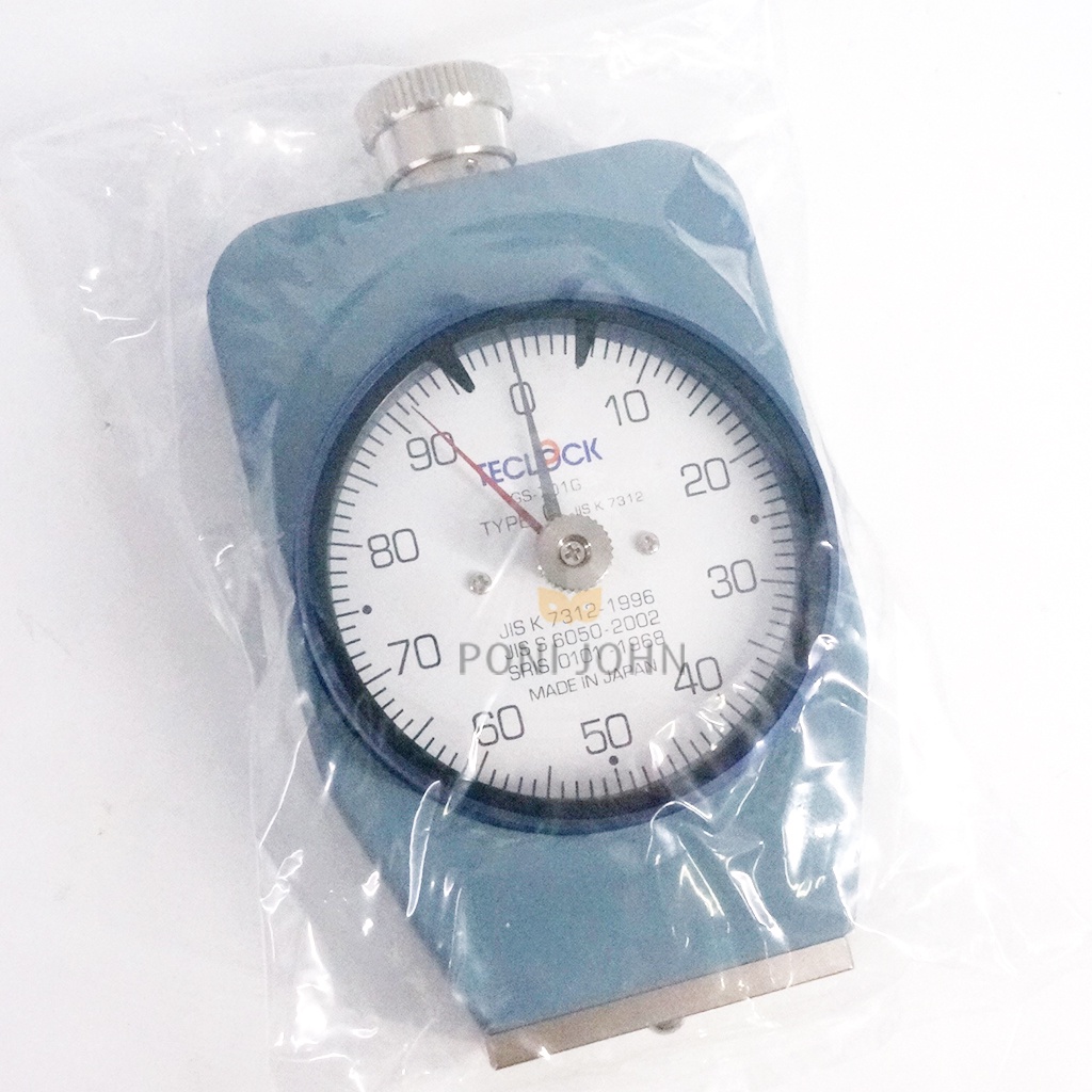 含稅開發票 日本進口 TECLOCK GS-701G 雙針 軟性橡膠硬度計 海綿膠 台中實體店 | 蝦皮購物