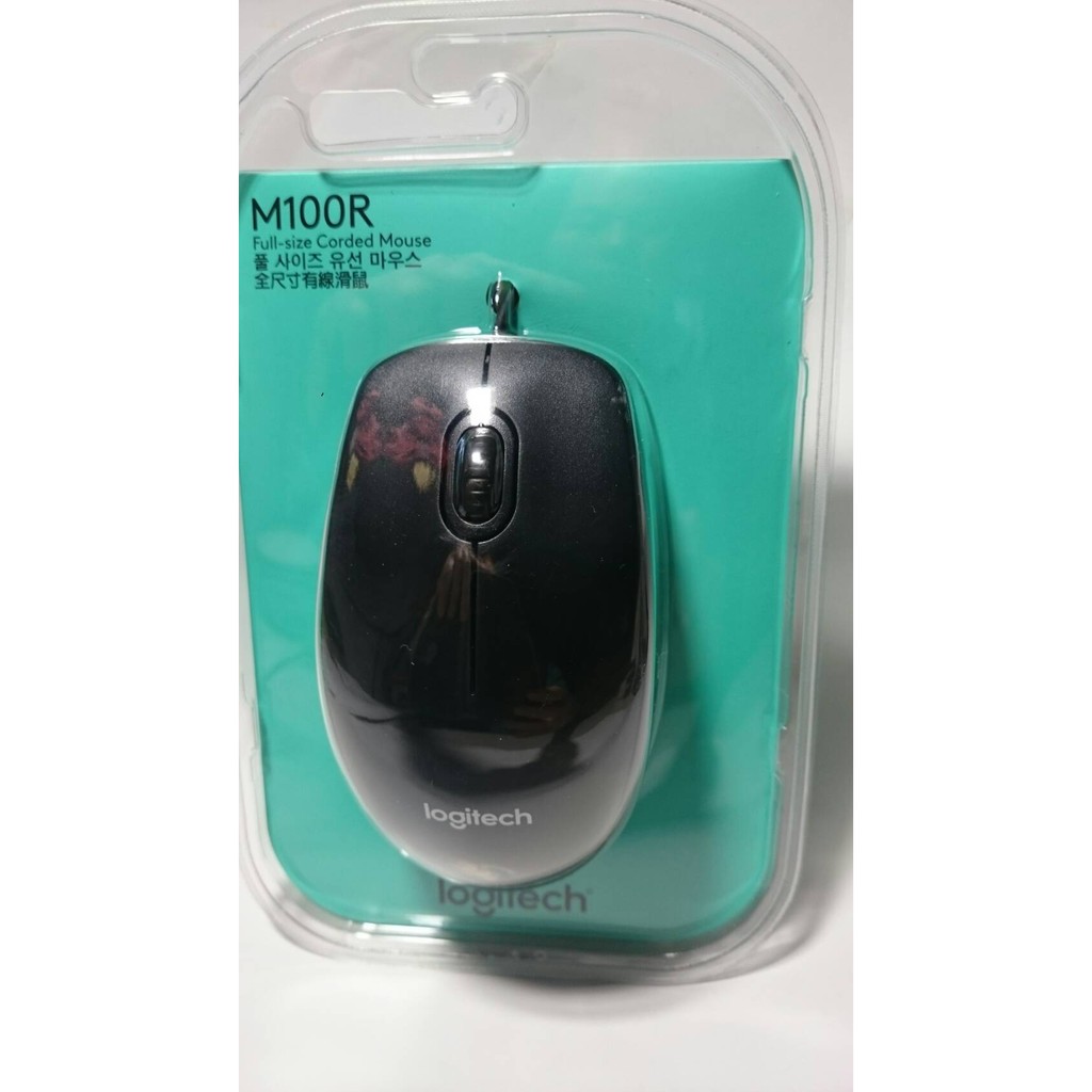 羅技滑鼠 M100 r USB 光學滑鼠 1000 dpi 公司貨 | 蝦皮購物