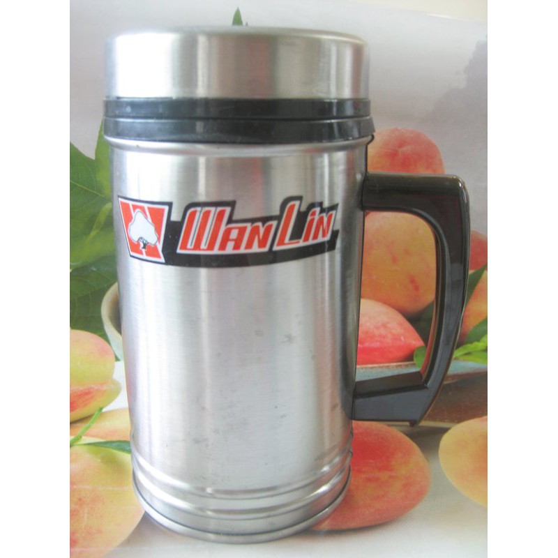 【堆堆樂雜貨店】╭☆全新未用++WAN LIN不鏽鋼保溫杯 保冷杯 保冰杯 大勝證?股東會紀念品 | 蝦皮購物
