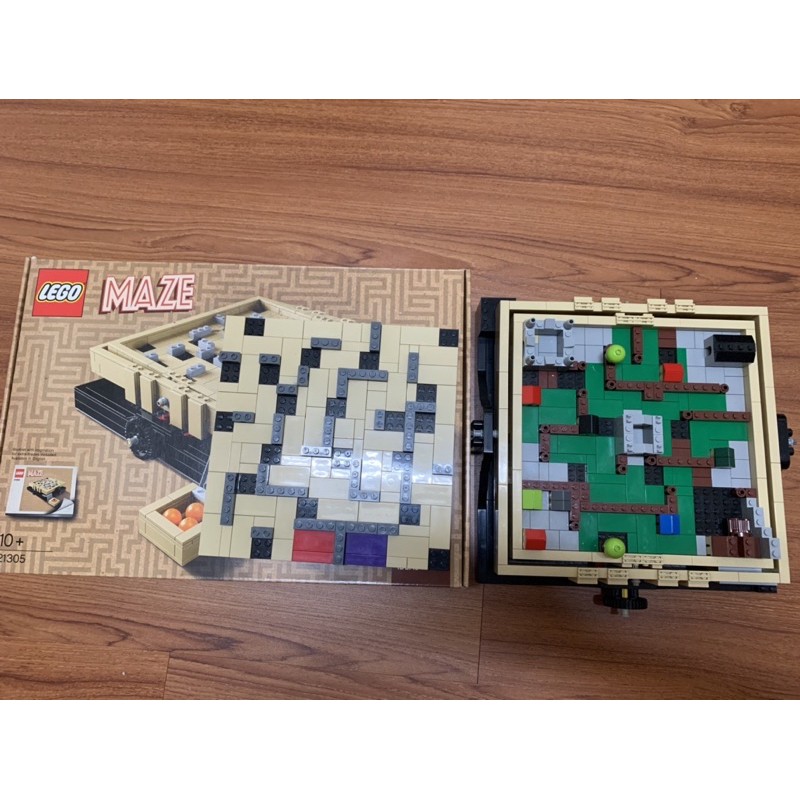 LEGO 21305 兩個地圖一次有 二手磚極新 盒書都在 | 蝦皮購物