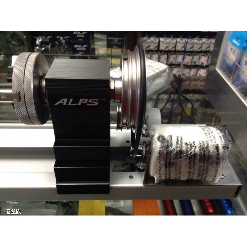 「暴扯族」 ALPS-Rod Wrapping Machine/專業型纏線機/釣竿DIY終極武器 纏線機釣竿車床 自動 | 蝦皮購物