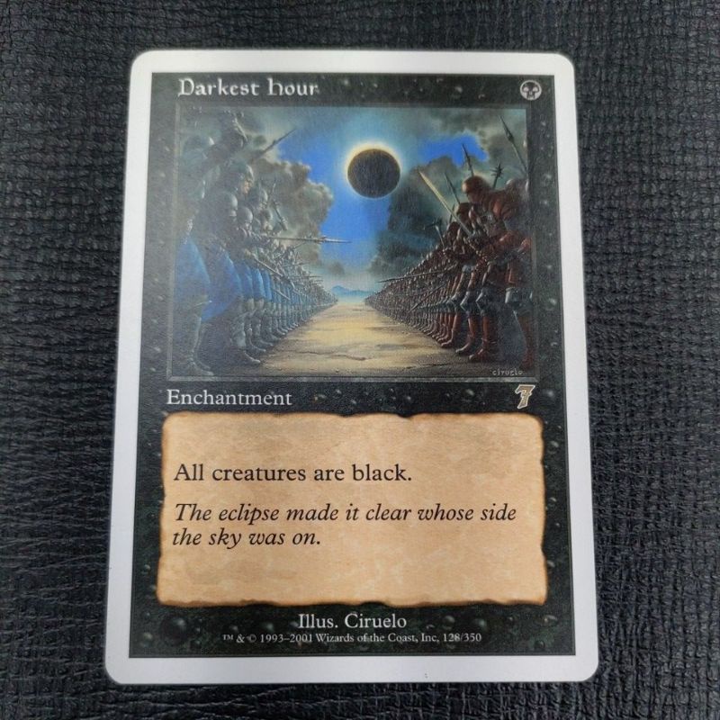 MTG單卡售7th第七版 Darkest Hour 極黯時刻 【英文NM】 | 蝦皮購物