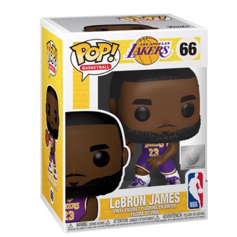 在台正版現貨(含外硬盒)FUNKO POP NBA 洛杉磯 湖人 LEBRON JAMES 詹姆斯 #66 | 蝦皮購物