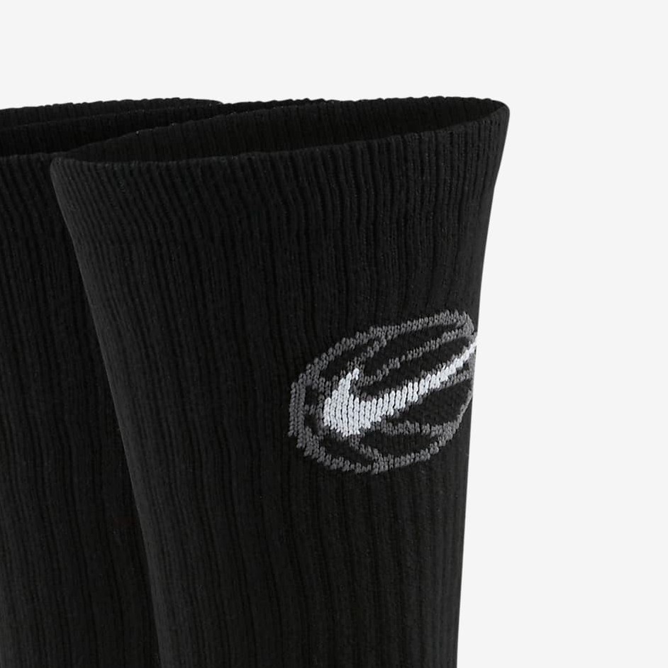 【WUMING_SPORT】現貨 NIKE Everyday Crew 長襪 運動襪 籃球襪 黑白 DA2123-100 | 蝦皮購物