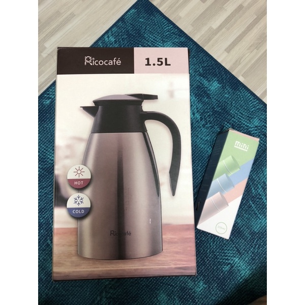 全新Ricocafe #304 經典真空咖啡壺 1500ml 【香檳金色】加贈迷你杯 | 蝦皮購物