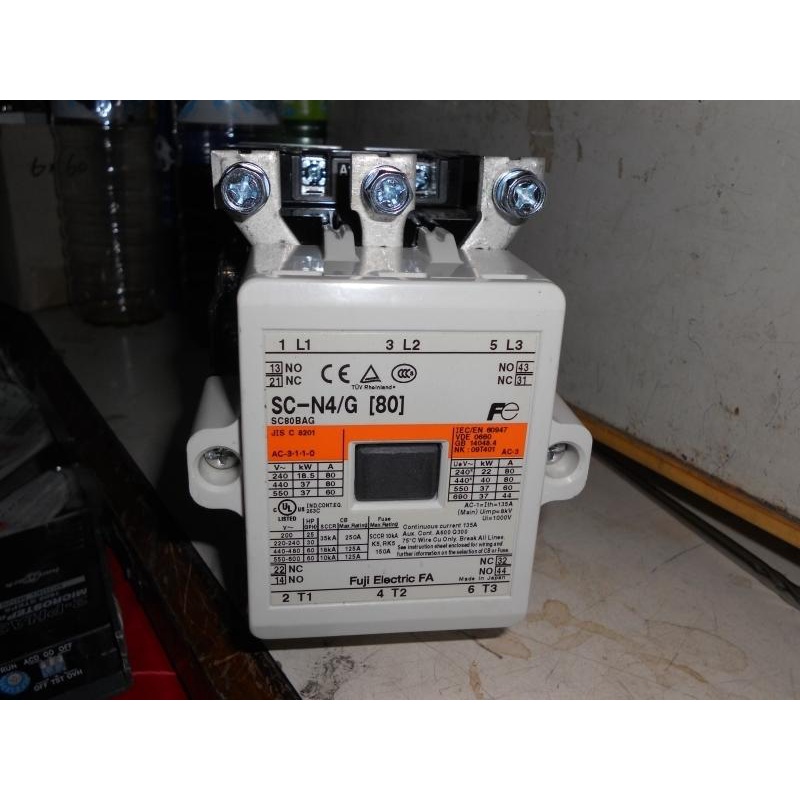 富士 SC-N4/G (80) SC-N4 (80) 直流 電磁接觸器 DC24 DC100V 25HP | 蝦皮購物