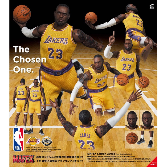 【萬歲屋】現貨 日版 MAFEX NBA 詹皇 LeBron James 湖人隊 勒布朗 詹姆斯 | 蝦皮購物