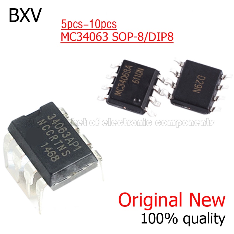 10PCS MC34063API DIP-8 MC34063AP1 MC34063 DIP8 34063API IC M | 蝦皮購物