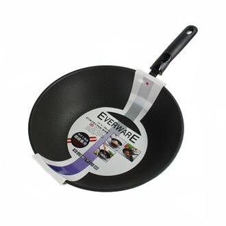 EVERWARE英國風台灣製手工鑄造 鐵鏟專用不沾深型炒鍋 26cm/27cm/30cm 可超取【週潔倫】 | 蝦皮購物