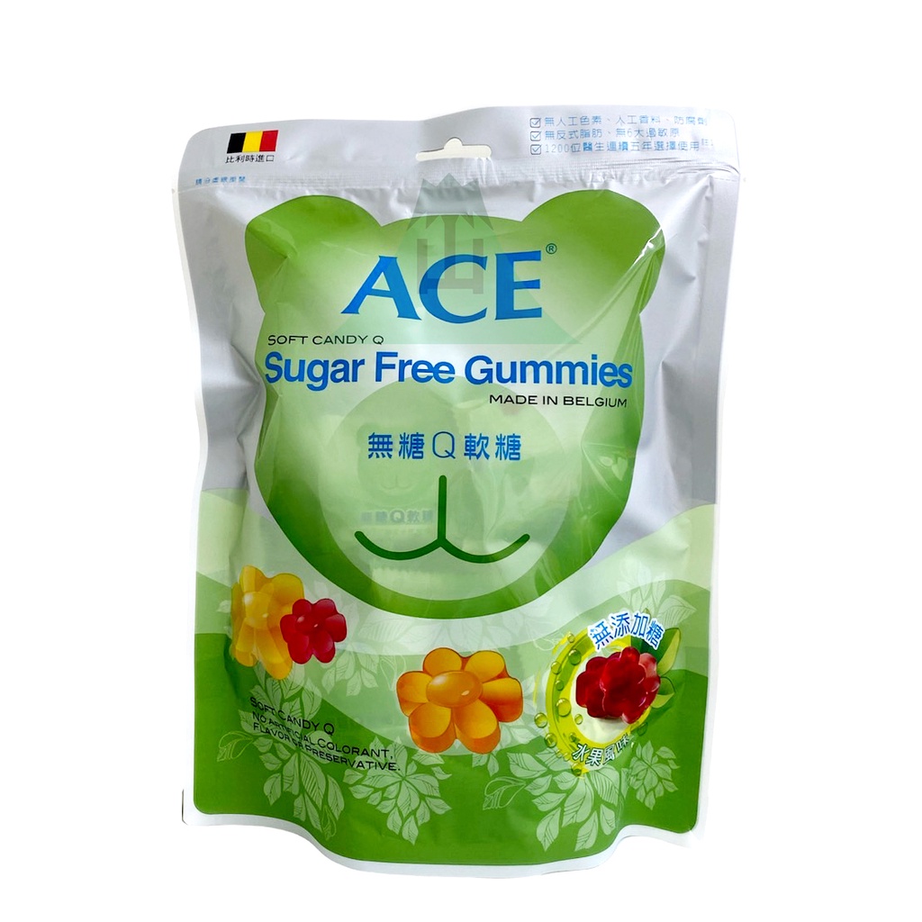ACE 比利時進口軟糖 240G/包 (水果Q軟糖/字母Q軟糖/無糖Q軟糖/無糖Q可樂/酸Q軟糖220G) | 蝦皮購物