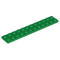 LEGO 樂高 綠色 2x12 薄片 薄板 Green Plate 2445 6218146 | 蝦皮購物