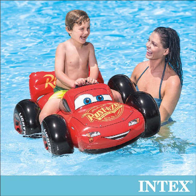 【INTEX】麥坤CARS水上汽車坐騎浮排 適用:3歲+ 15130340(57516) | 蝦皮購物