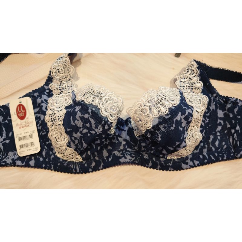 曼黛瑪璉內衣[R61003]75E.80E.85D.75D.70C.80C.85C.80D.85C藍單層薄款蕾絲 | 蝦皮購物