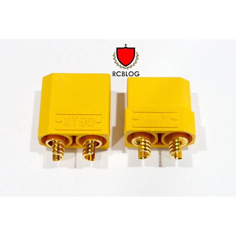 《RCBLOG》XT-90正版原廠AMASS艾邁斯 , 耐電流持續 90A, 瞬間 120A XT90 1對 | 蝦皮購物