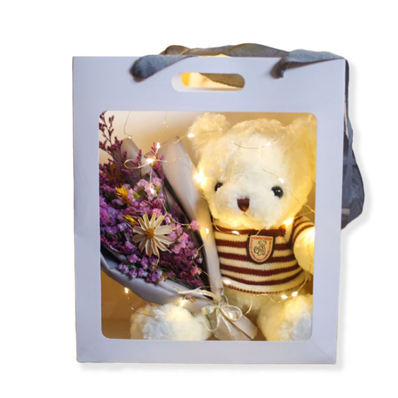 情人節禮盒 免運 泰迪熊禮盒 台灣出貨 玩偶 公仔 布娃娃 毛絨玩具 生日禮物 交換禮物 情人節 BANG【HL86】 | 蝦皮購物