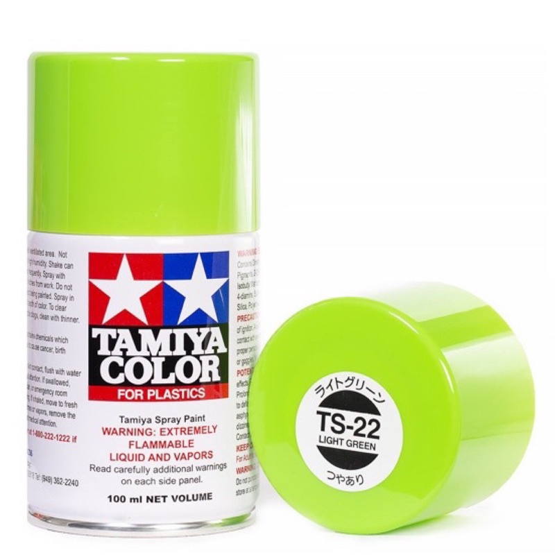 TAMIYA 田宮 噴漆 TS22 TS-22 LIGHT GREEN 亮光淺綠 | 蝦皮購物