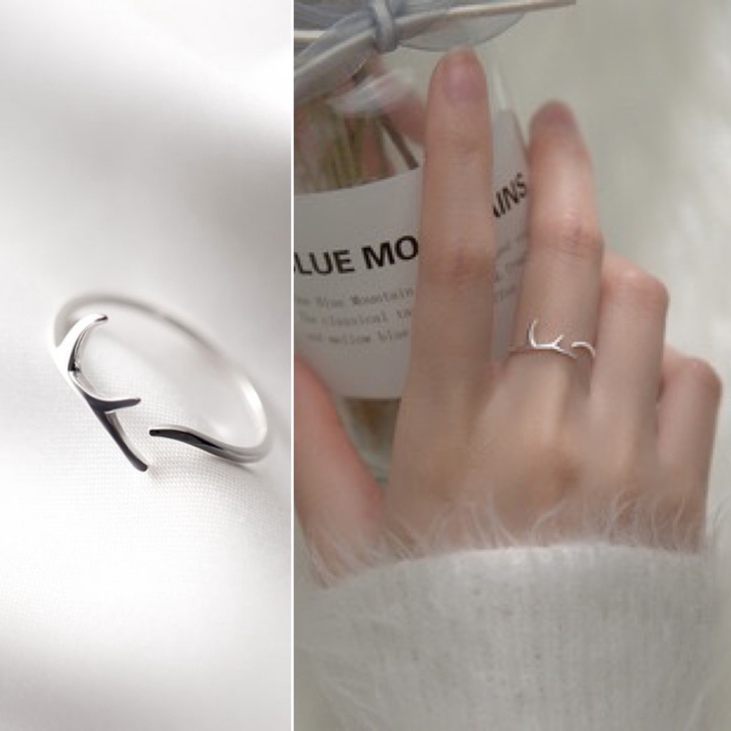 Moose.100款 開口調節戒指 開口戒指 可調節戒指 復古個性金屬戒 戒指 百搭戒指 尾戒 | 蝦皮購物
