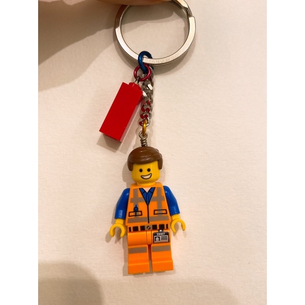 THE LEGO MOVIE Emmet KEYCHAIN 樂高玩電影 艾密特 鑰匙圈 | 蝦皮購物