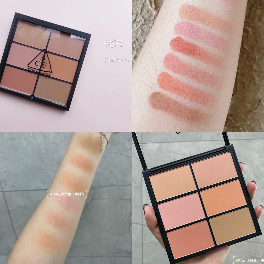 【M's】 3CE FACE BLUSH 腮紅 腮紅膏 雙色腮紅 雙色打亮腮紅盤 打亮 高光 修容 | 蝦皮購物