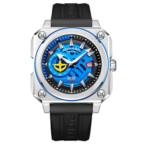 【高雄時光鐘錶公司】ROMAGO 雷米格 RM112-BU 鋼彈軍事系列機械錶 專用高達軍事 限量款 | 蝦皮購物