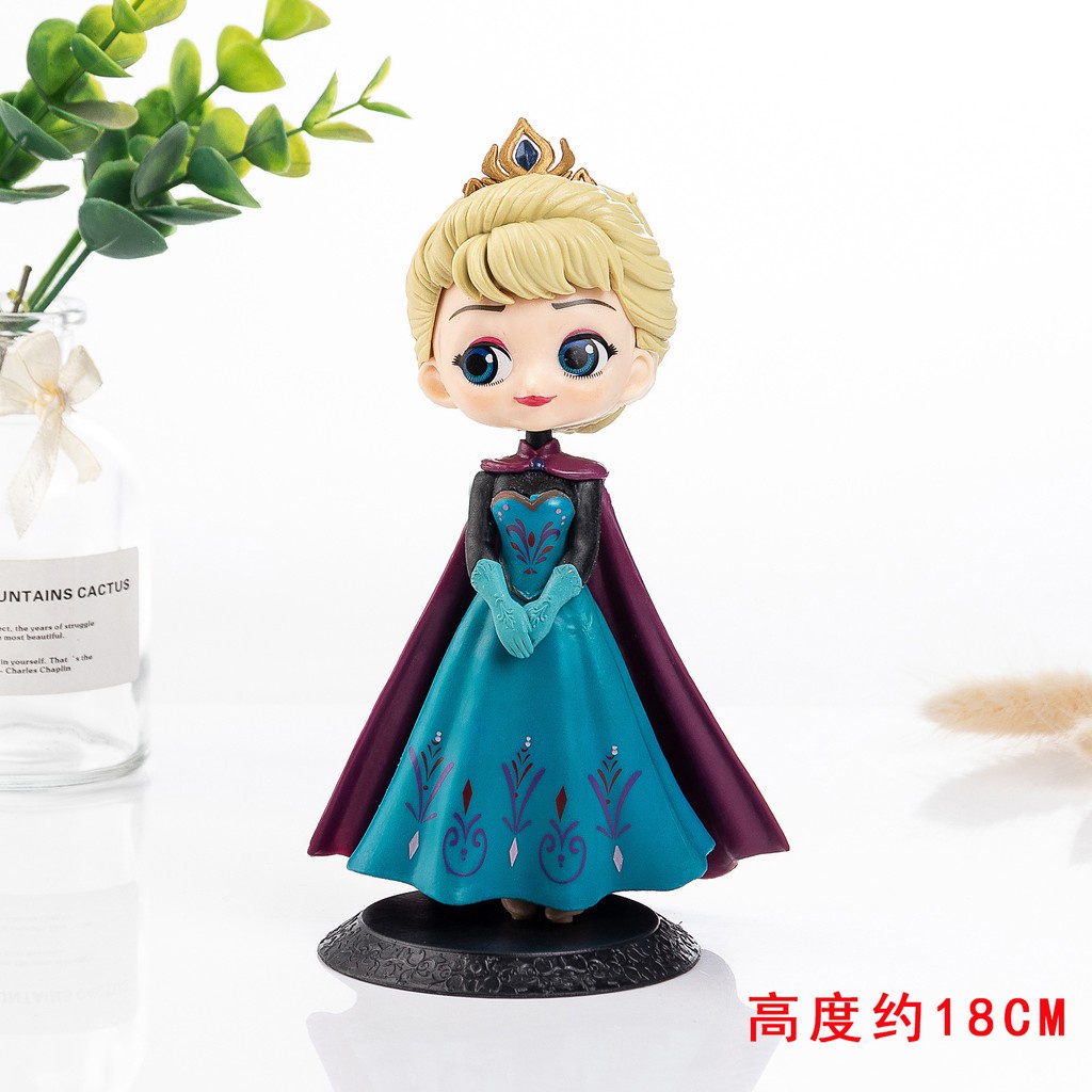 【現貨】當天可出迪士尼冰雪奇緣蛋糕裝飾擺件 elsaQ版愛莎飾品 elsa艾莎安娜公主 兒童卡通公仔玩具 | 蝦皮購物