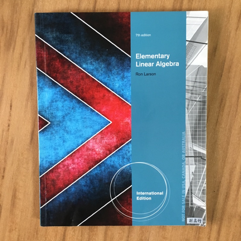 Elementary Linear Algebra 7th edition | 蝦皮購物 Elementary Linear Algebra 7th edition | 蝦皮購物