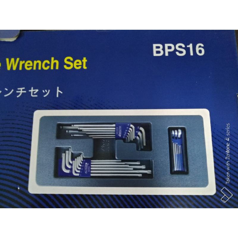 (特價)Blue-point美國藍點(BPS16)L型星型/球頭六角扳手/折疊型六角扳手-26件套組(泡棉座） | 蝦皮購物