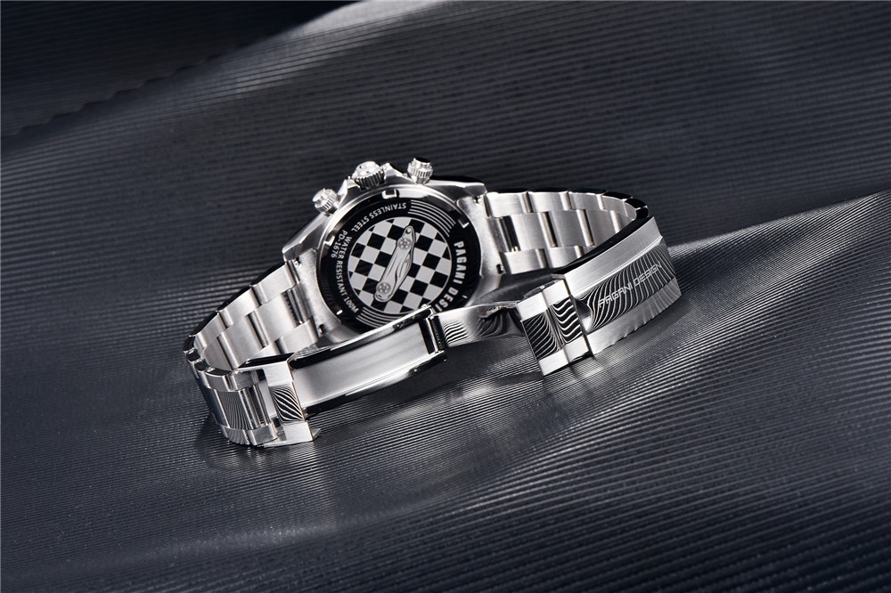 PAGANI DESIGN 原裝 40MM男士石英手錶男生豪華VH88精品不銹鋼藍寶石計時碼錶防水時鐘男錶PD-1676 | 蝦皮購物