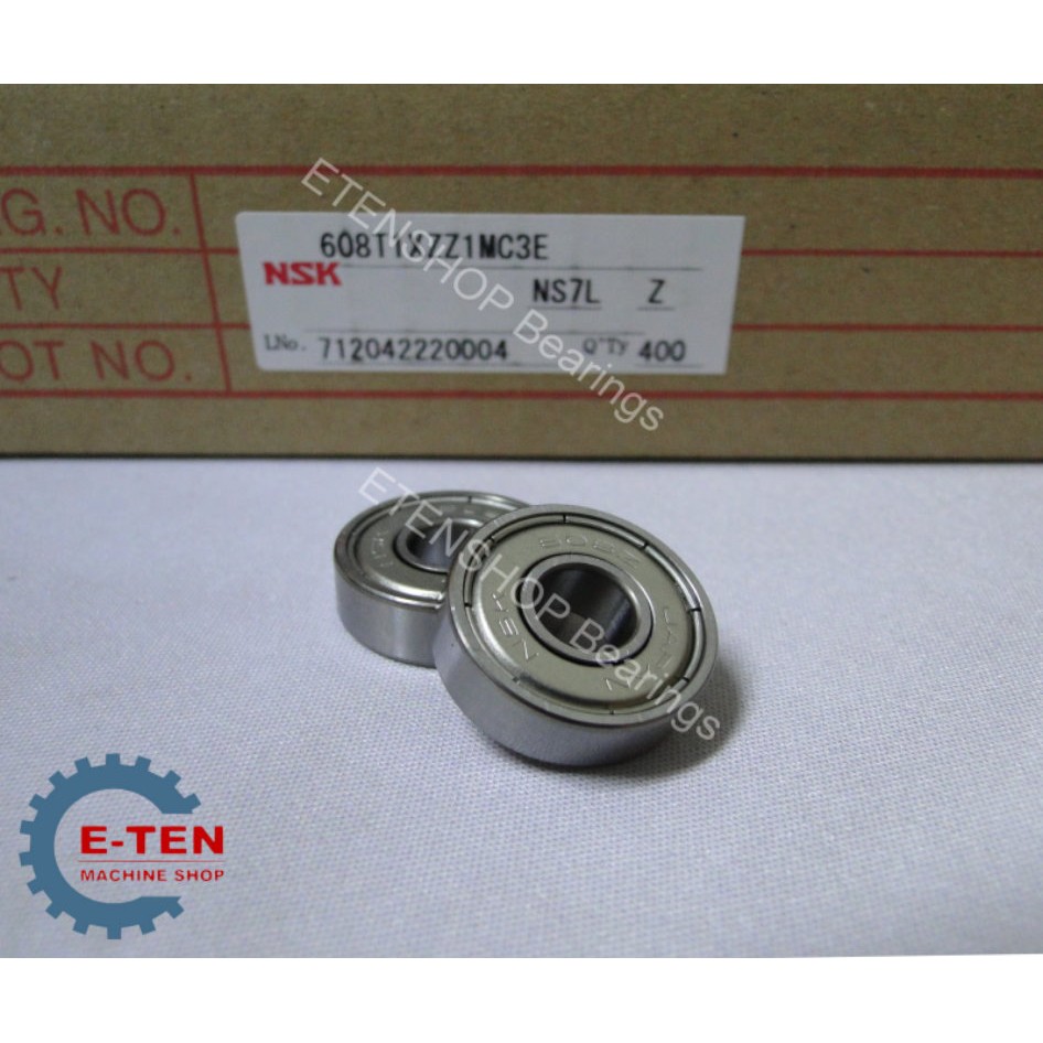 (培林達人/EtenShop)日牌NSK原裝軸承，608ZZ(馬達級)，8*22*7，專業、正品的供應者，歡迎詢問 | 蝦皮購物