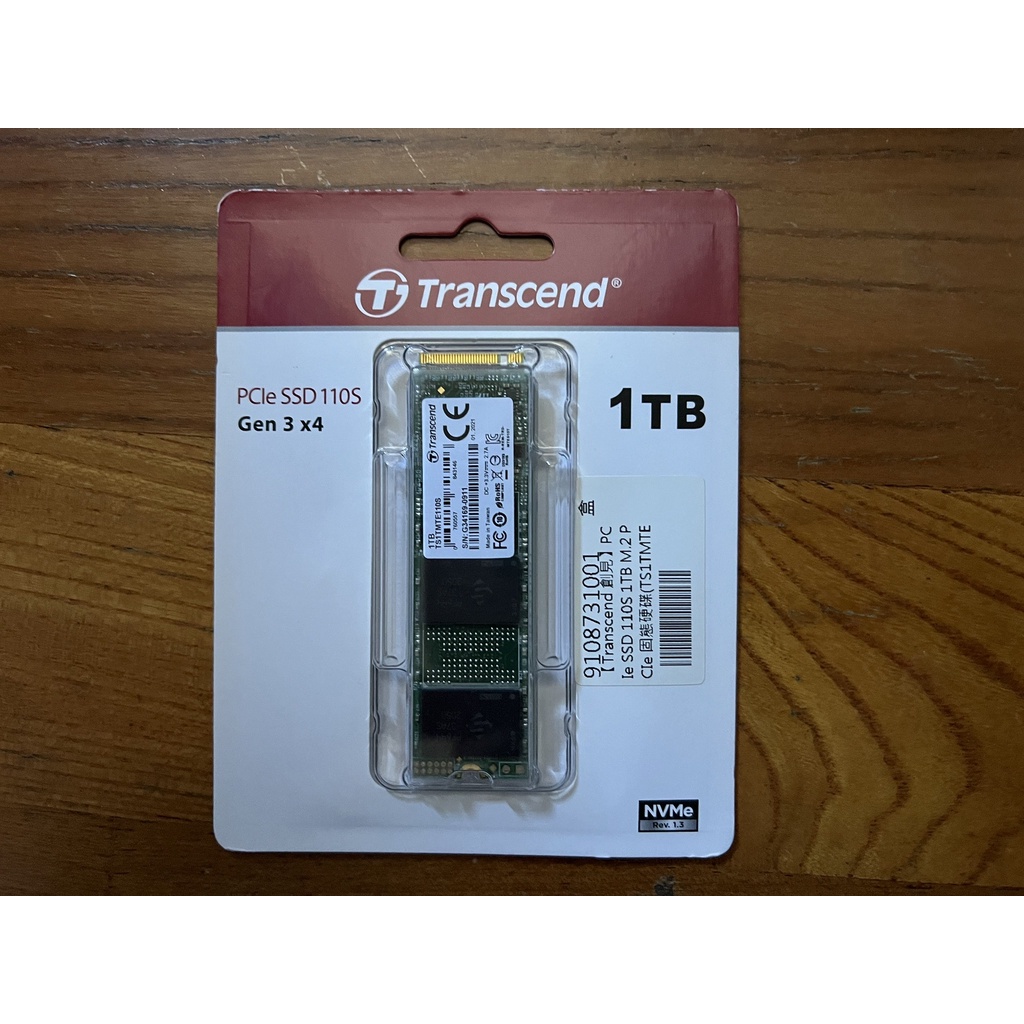 全新 台灣公司貨 創見 PCIe SSD 110S 1TB M.2 PCIe 固態硬碟(TS1TMTE110S) | 蝦皮購物
