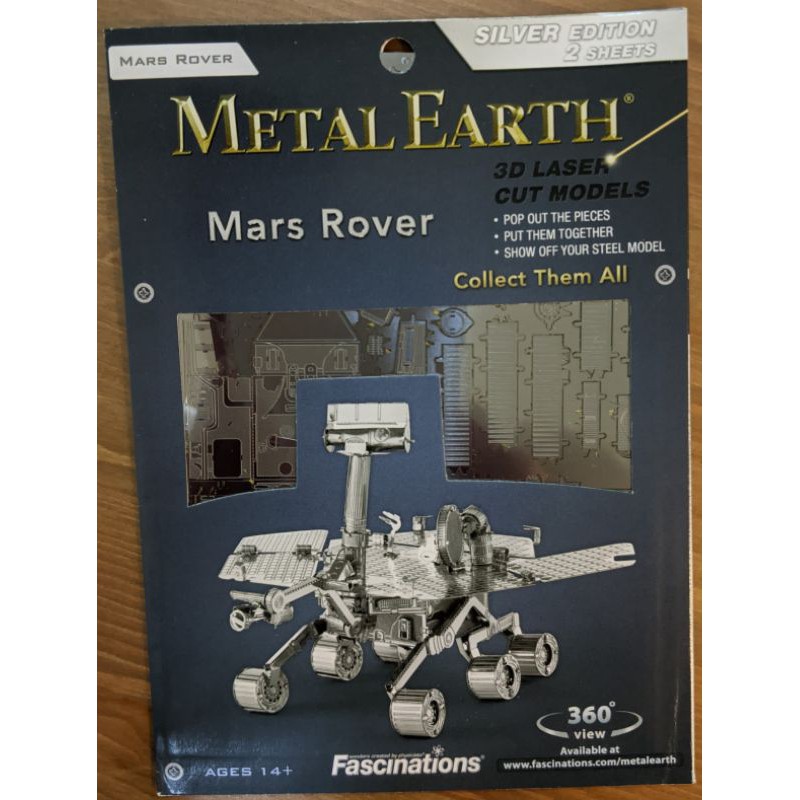 Metal Earth 3D Laser Cut Models - Mars Rover | 蝦皮購物