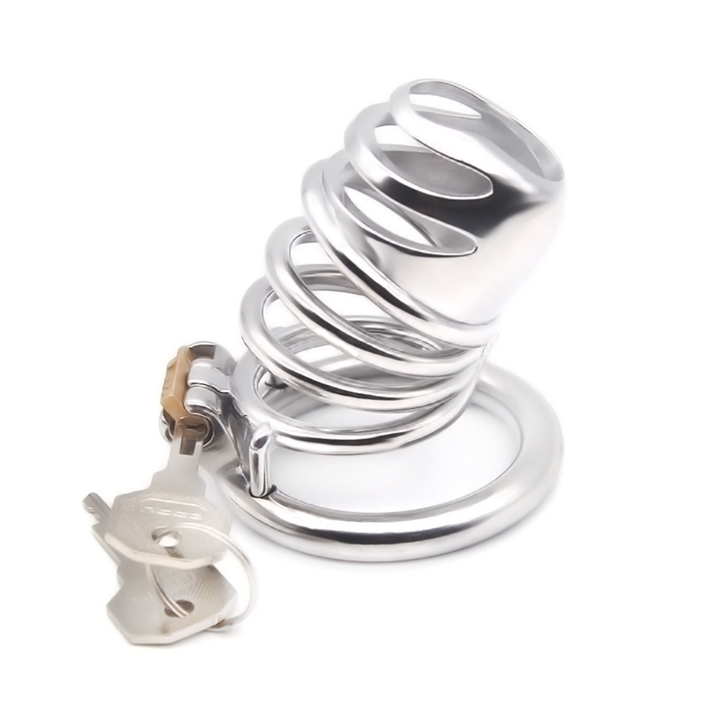 FRRK不銹鋼CB鎖鏤空陽具籠 陰莖鎖貞操鎖禁錮防出軌 BDSM kinky 束縛 調教 虐戀情趣 | 蝦皮購物