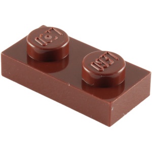 [樂磚庫] LEGO 3023 平板 基本型 棕色 1x2 4211150 | 蝦皮購物